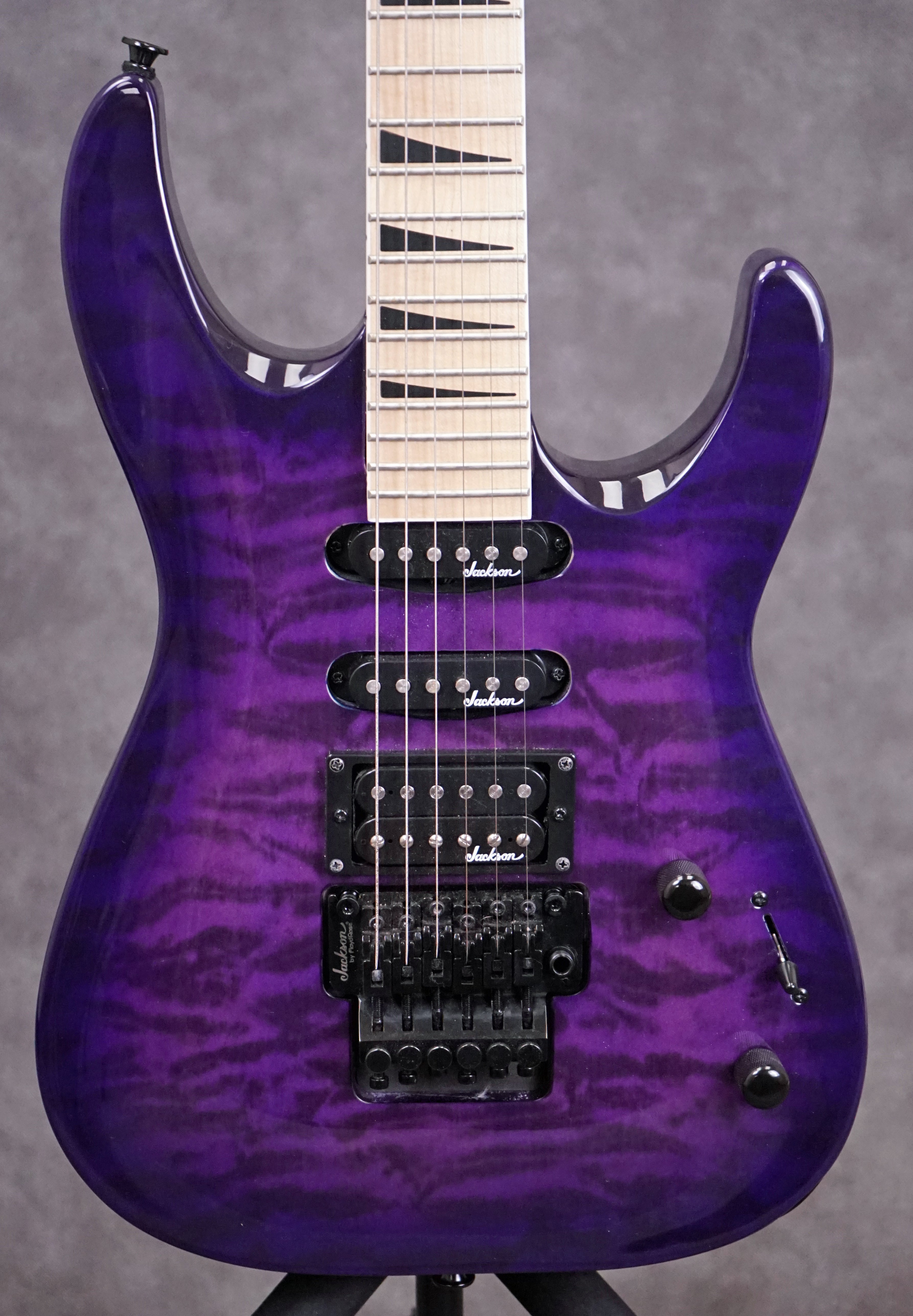 (Used) Jackson Dinky JS32Q DKA Electric Guitar Transparent Purple Burst ...