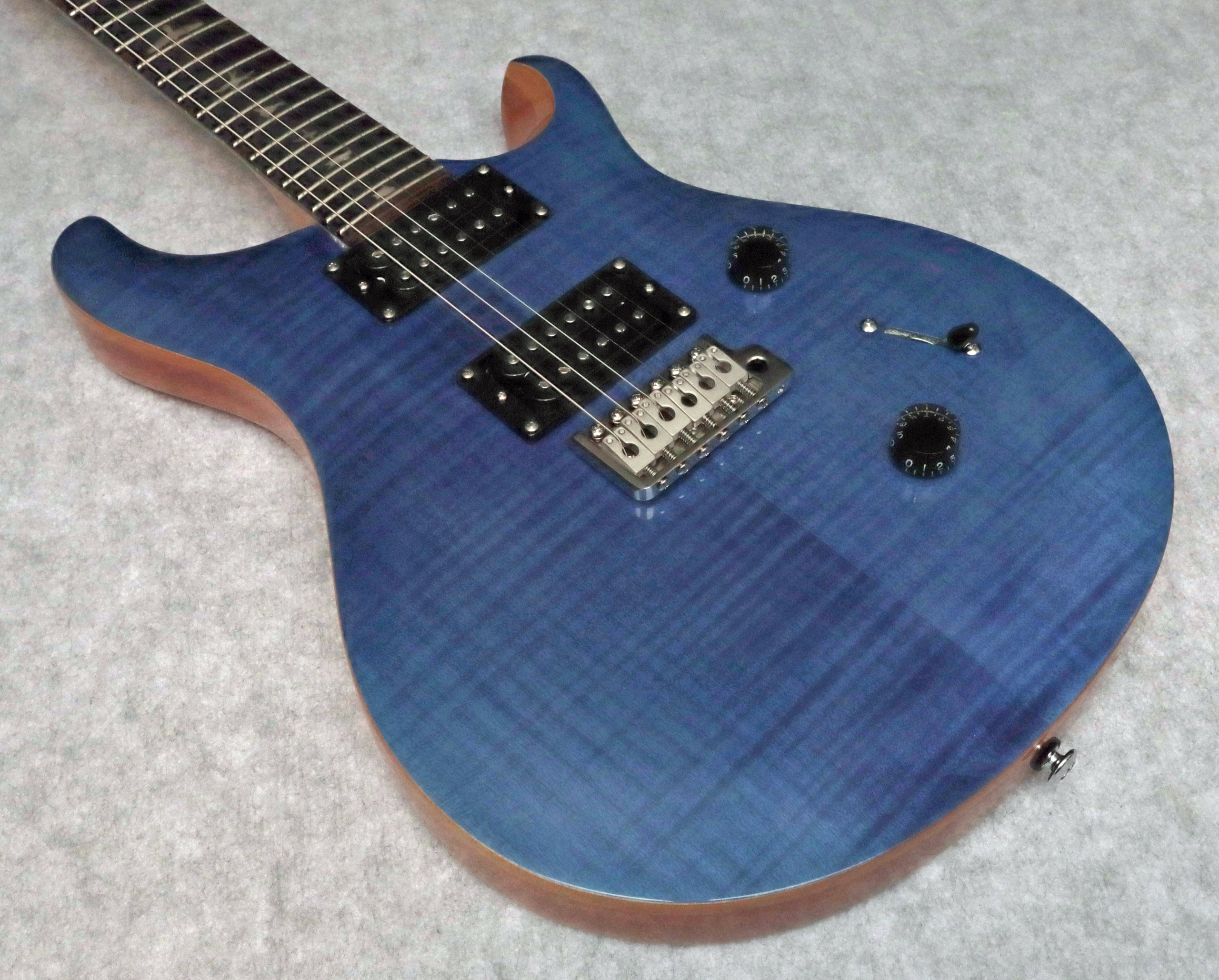 PRS SE Custom 24 Electric Guitar Faded Blue Finish - W/Setup & Bag ...